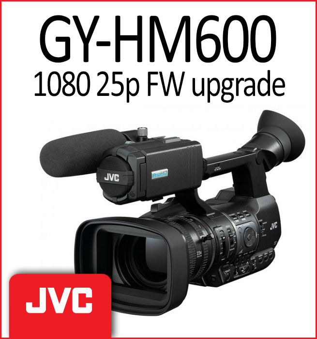 JVC GY-HM600 FW upgrade (25p) now available – HD Warrior