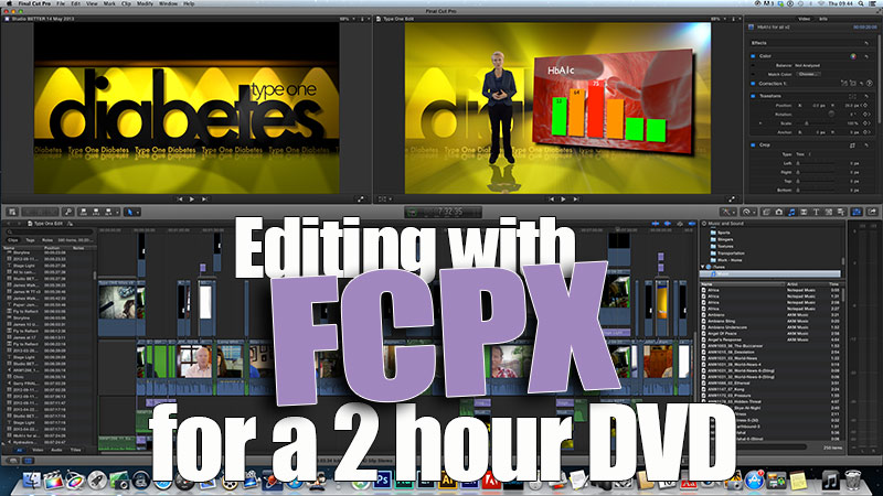 Editing long form with FCPX…PART ONE – HD Warrior